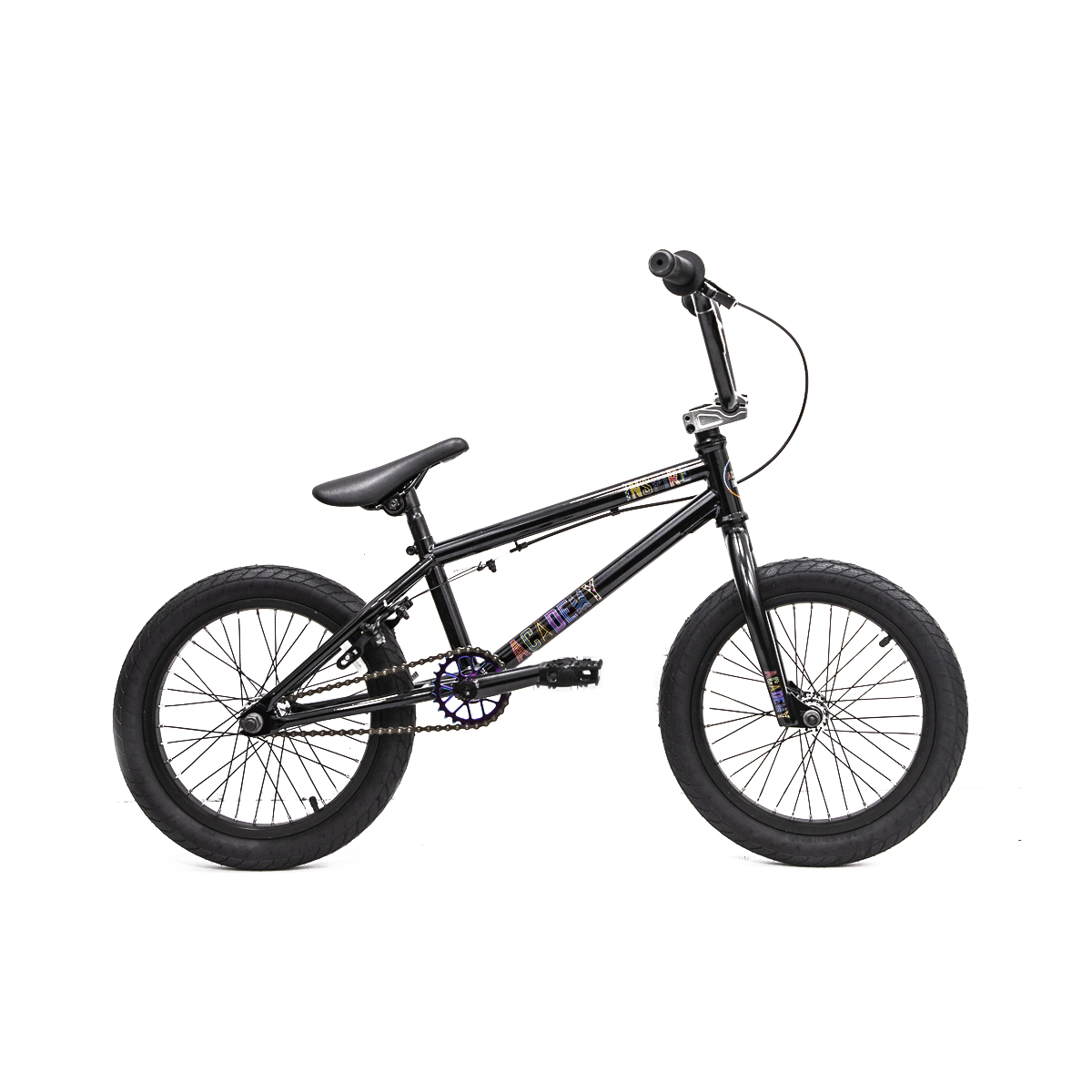 Rower Academy Inspire Gloss Black / Rainbow 16" : Sklep AveBmx - rowery ...