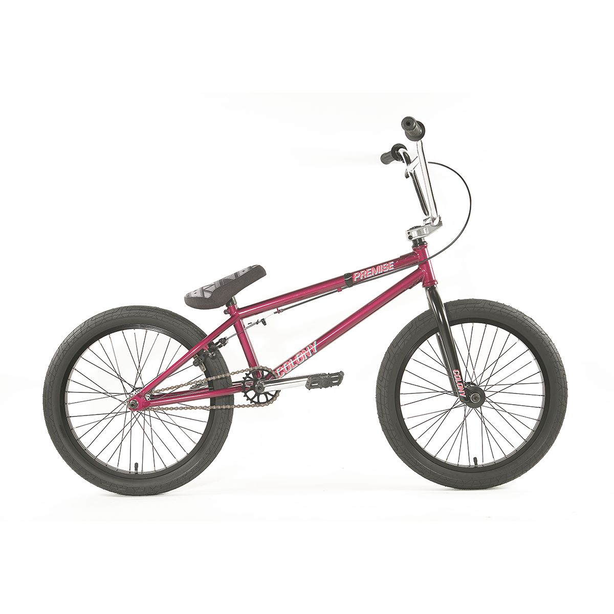 Rower BMX Colony Premise Brilliant Red / Chrome : AveDistro
